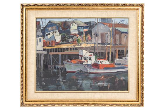 Ralph Love | Monterey Bay Docks | MutualArt