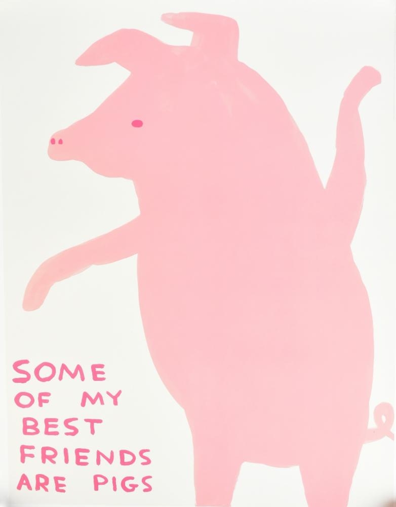 David Shrigley | 'Some of My Best Friends Are Pigs' | MutualArt