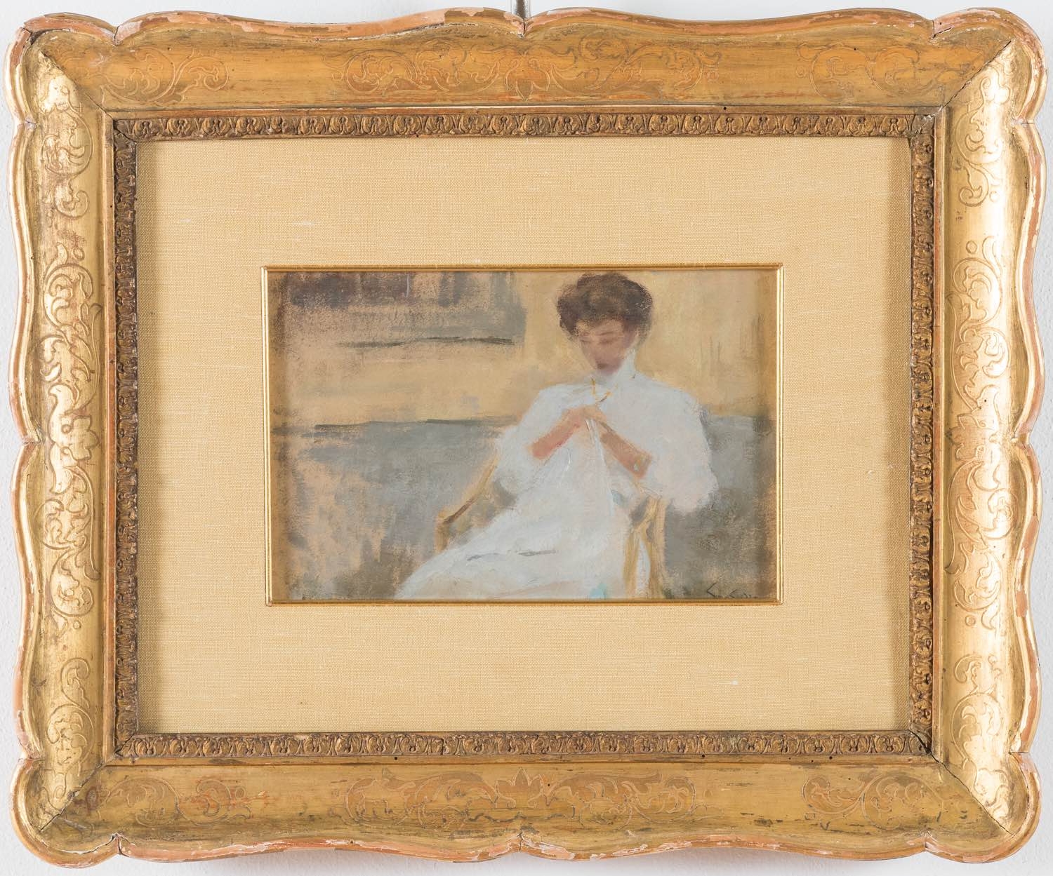 Carlo Corsi | “Figura in bianco che lavora” | MutualArt