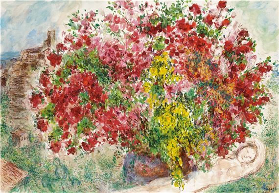 Marc Chagall | The Garden of Saint Paul (1973) | MutualArt