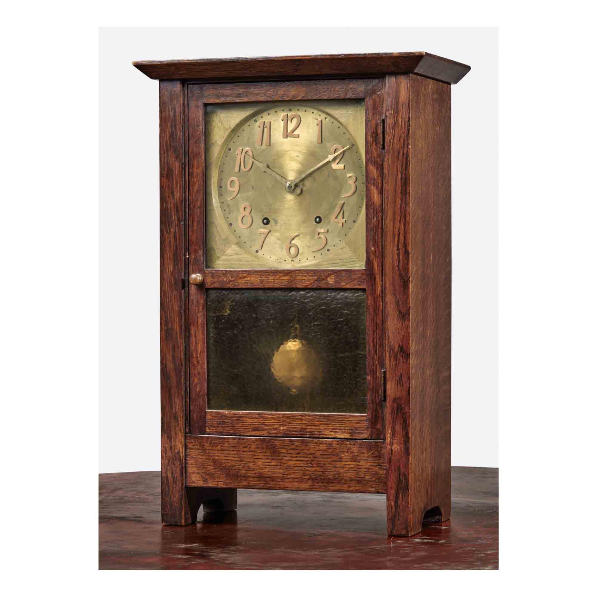 Gustav Stickley | Mantel Clock (Circa 1902) | MutualArt