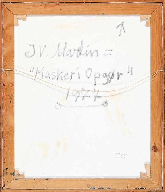 J. V. Martin | Masker i opgør (1977) | MutualArt
