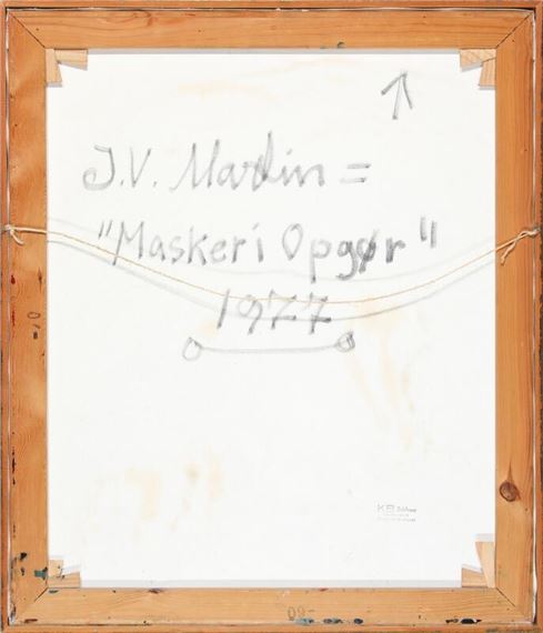 J. V. Martin | Masker i opgør (1977) | MutualArt
