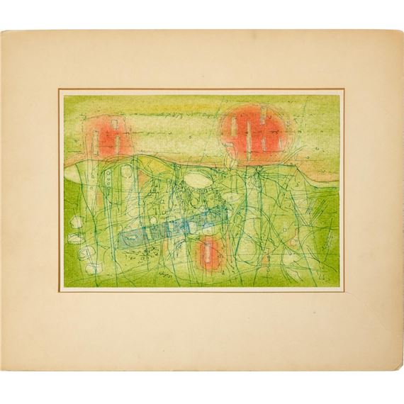 Charles Seliger | Untitled Abstract Expressionist painting (1957 ...