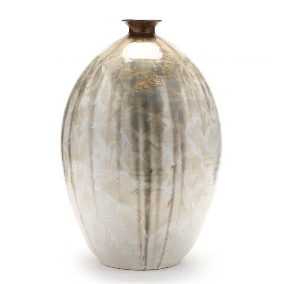 Phil Morgan | Crystalline Pottery Vase | MutualArt