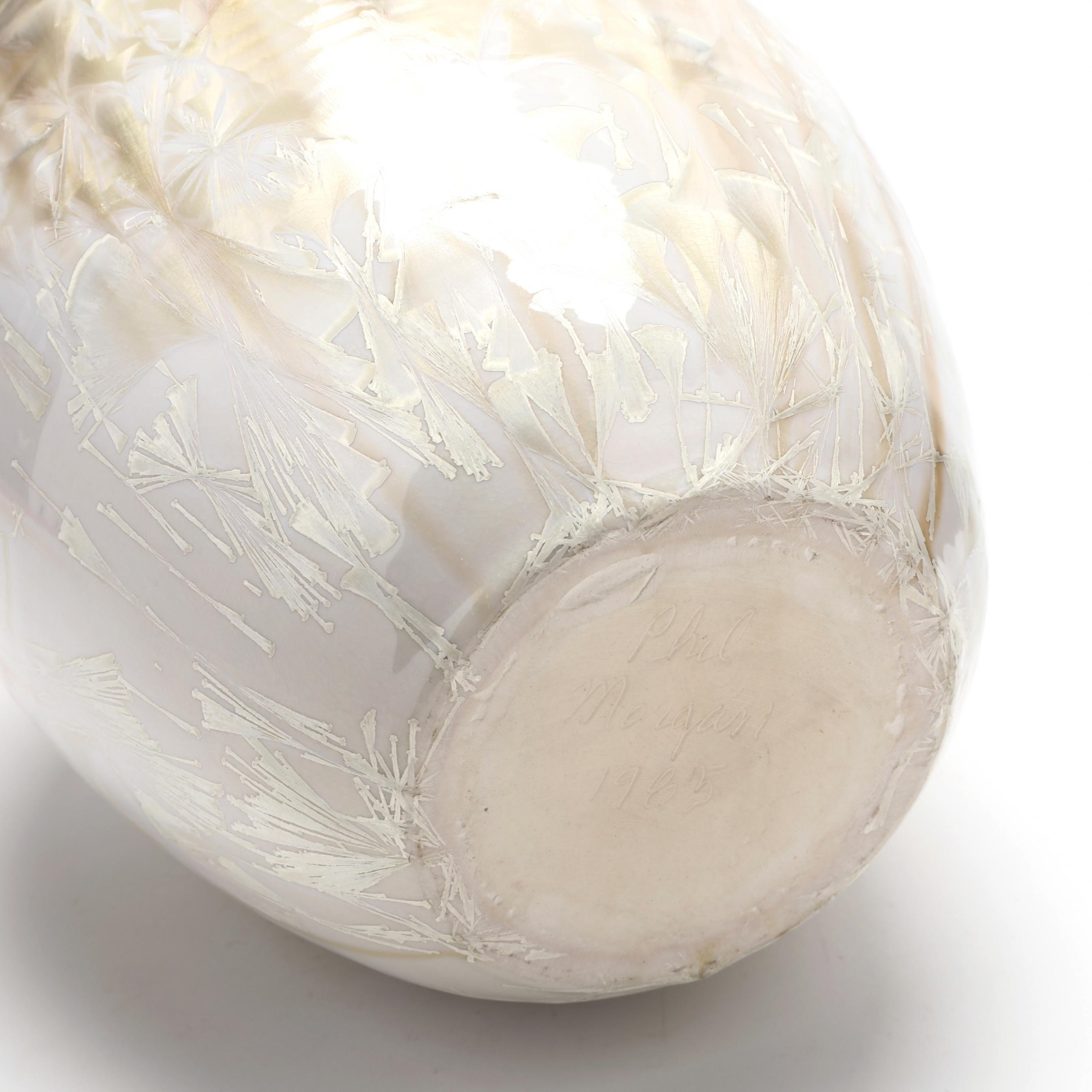 Phil Morgan | Crystalline Pottery Vase | MutualArt