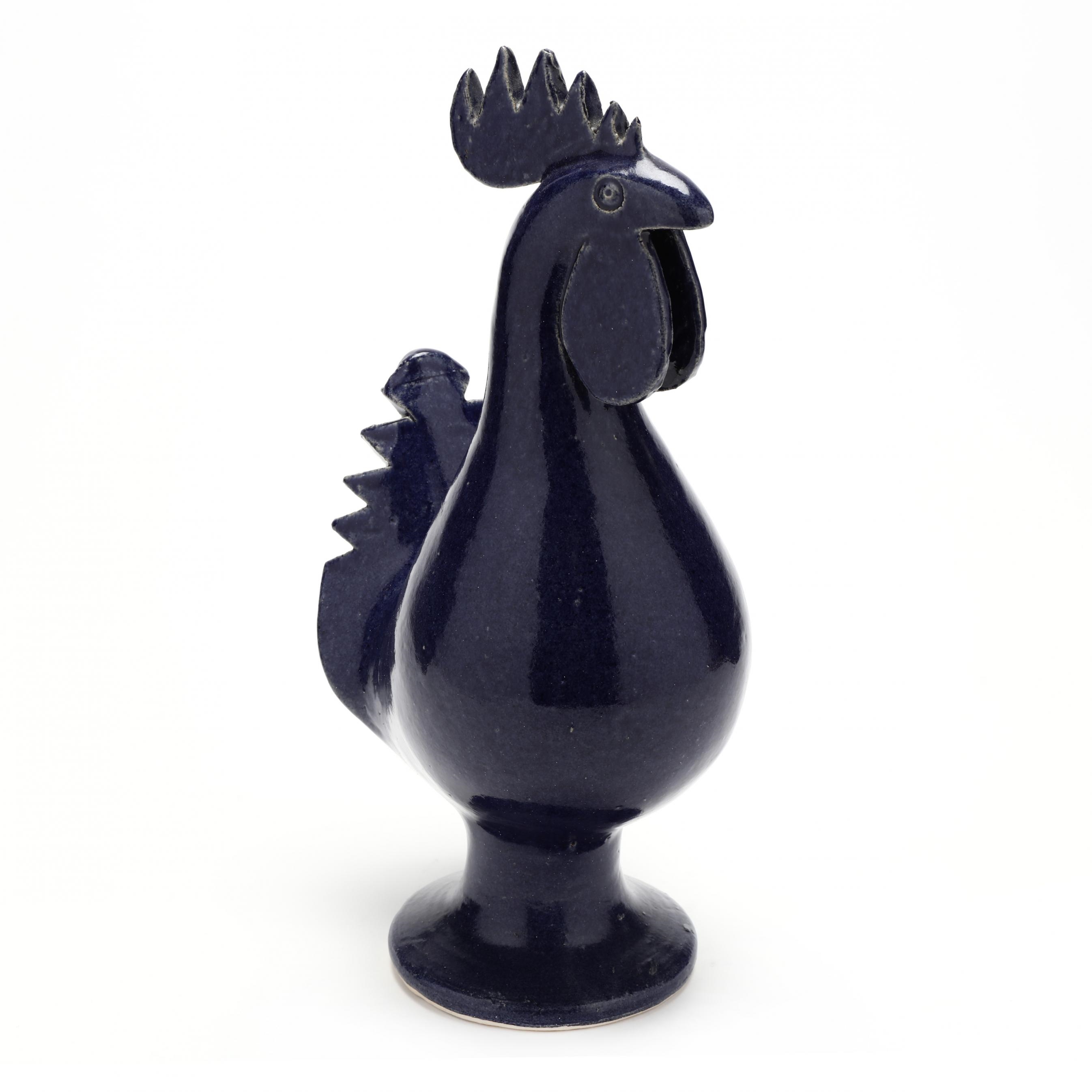 Edwin Meaders | Folk Pottery Rooster | MutualArt