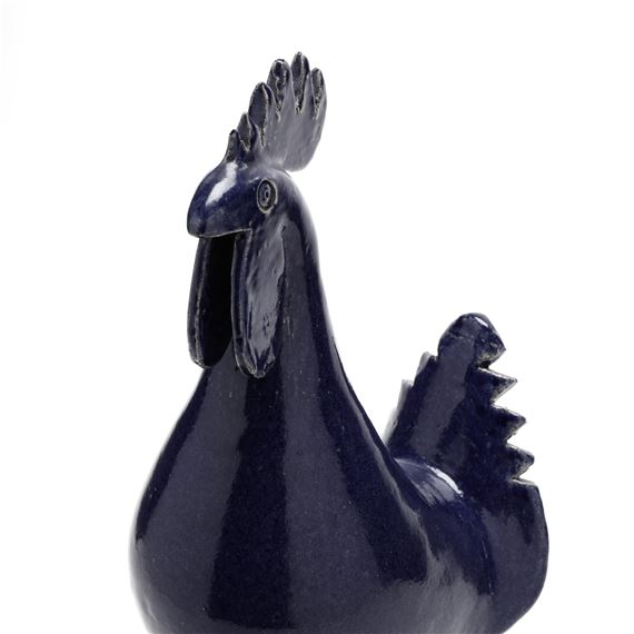 Edwin Meaders | Folk Pottery Rooster | MutualArt