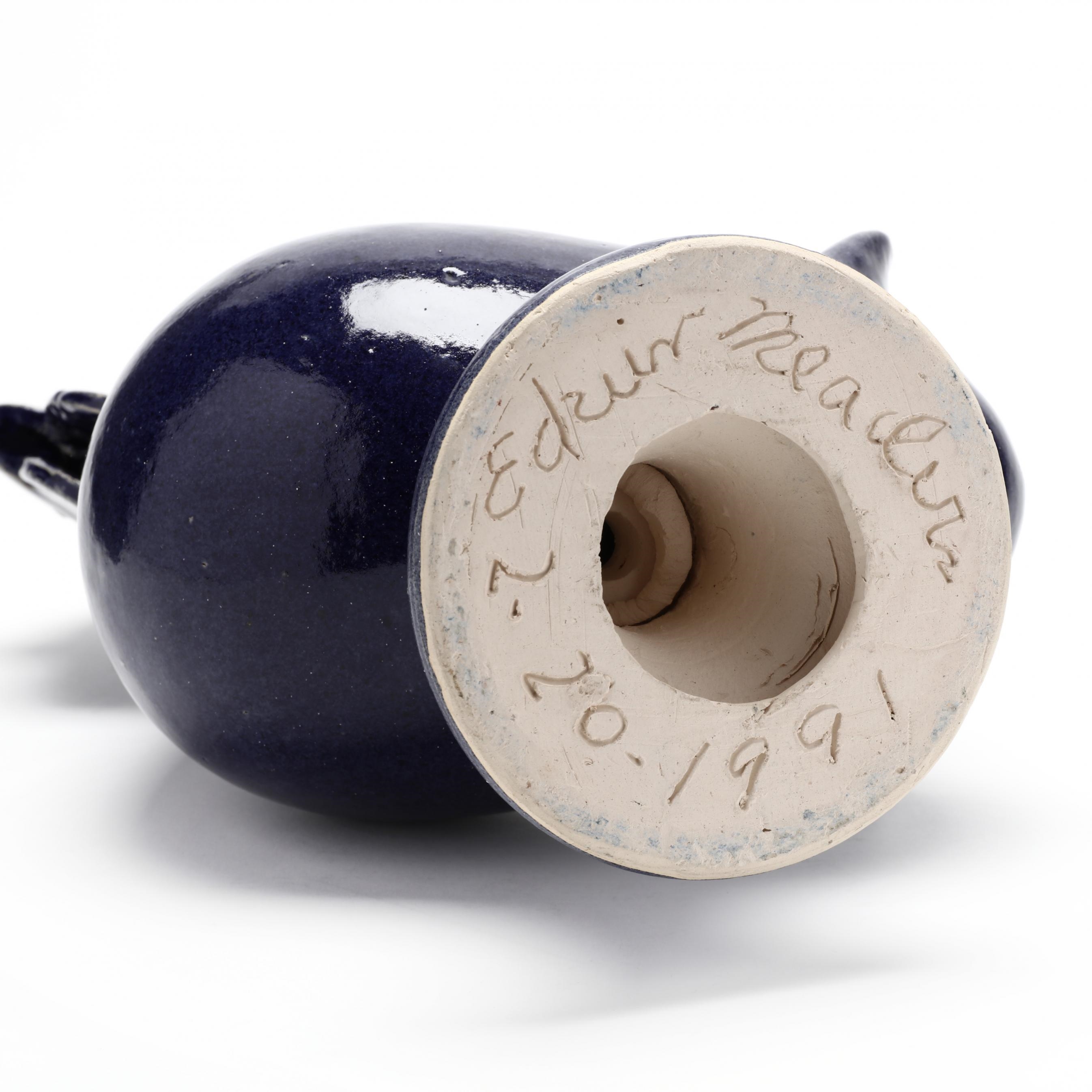 Edwin Meaders | Folk Pottery Rooster | MutualArt