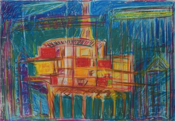 Graham Catney | GAS RIG AT HARLAND & WOLFF | MutualArt