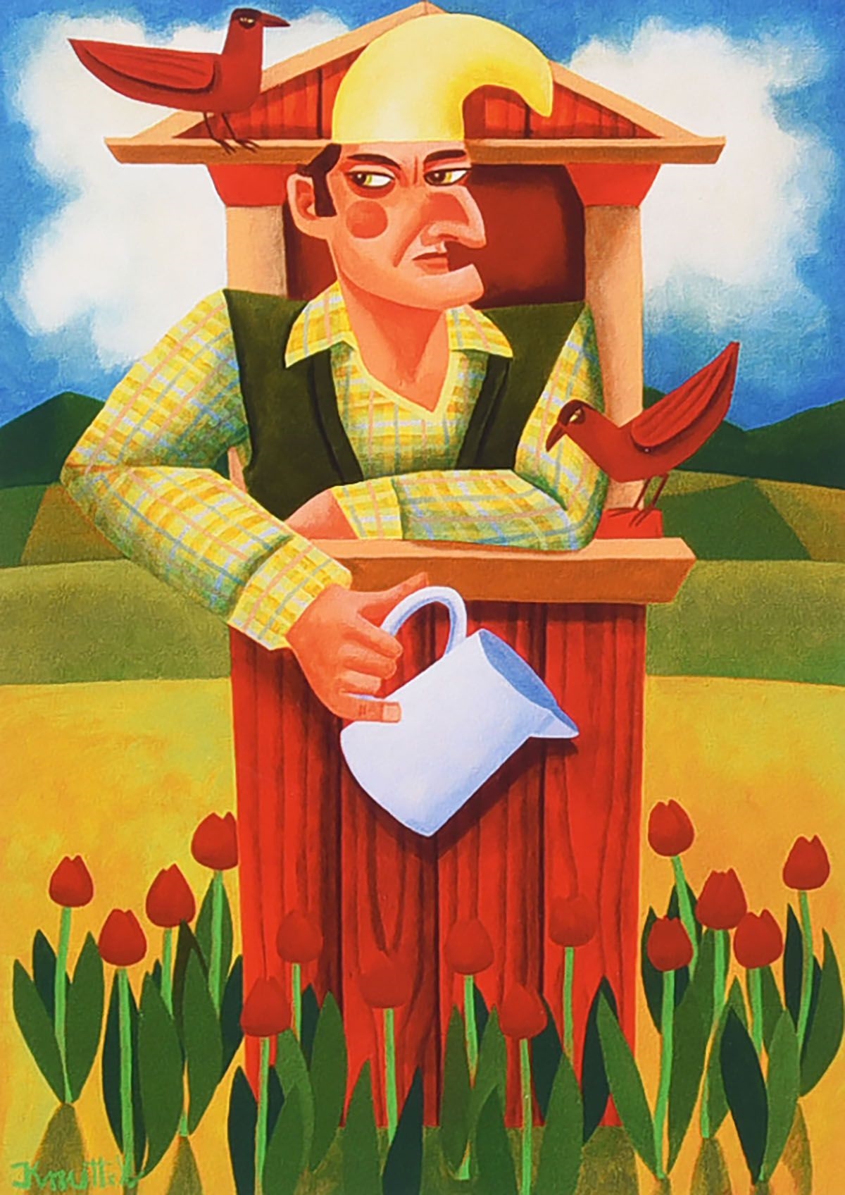 Graham Knuttel | MR PUNCH IN THE GARDEN | MutualArt