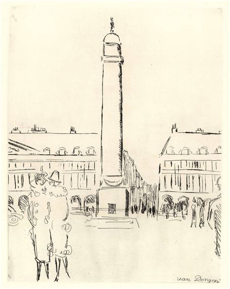 Kees van Dongen | Pochoir from Hassan-Badredine-el-bass-Raoul's-Conte ...