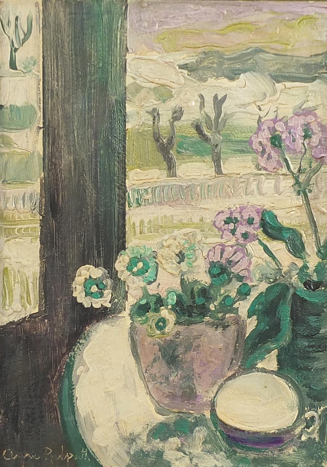 Anne Redpath | An Impressionist study of a still life of fruit and ...