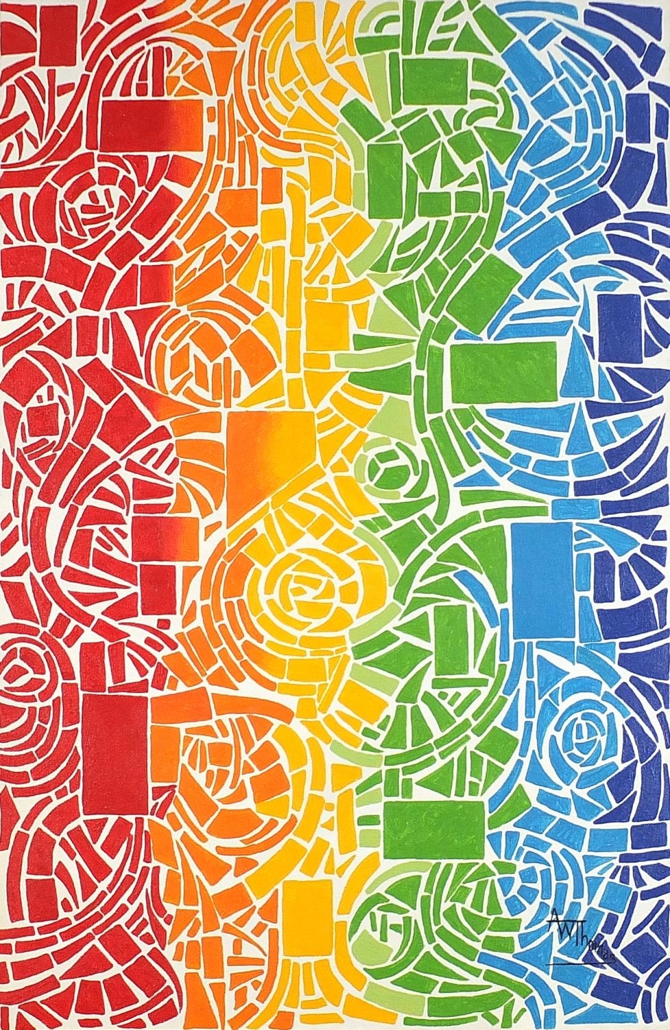 Alma Woodsey‏ Thomas | Abstract composition | MutualArt