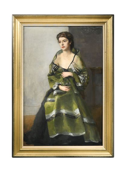 Anthony Devas | Portrait of Sarah Millar (1953) | MutualArt