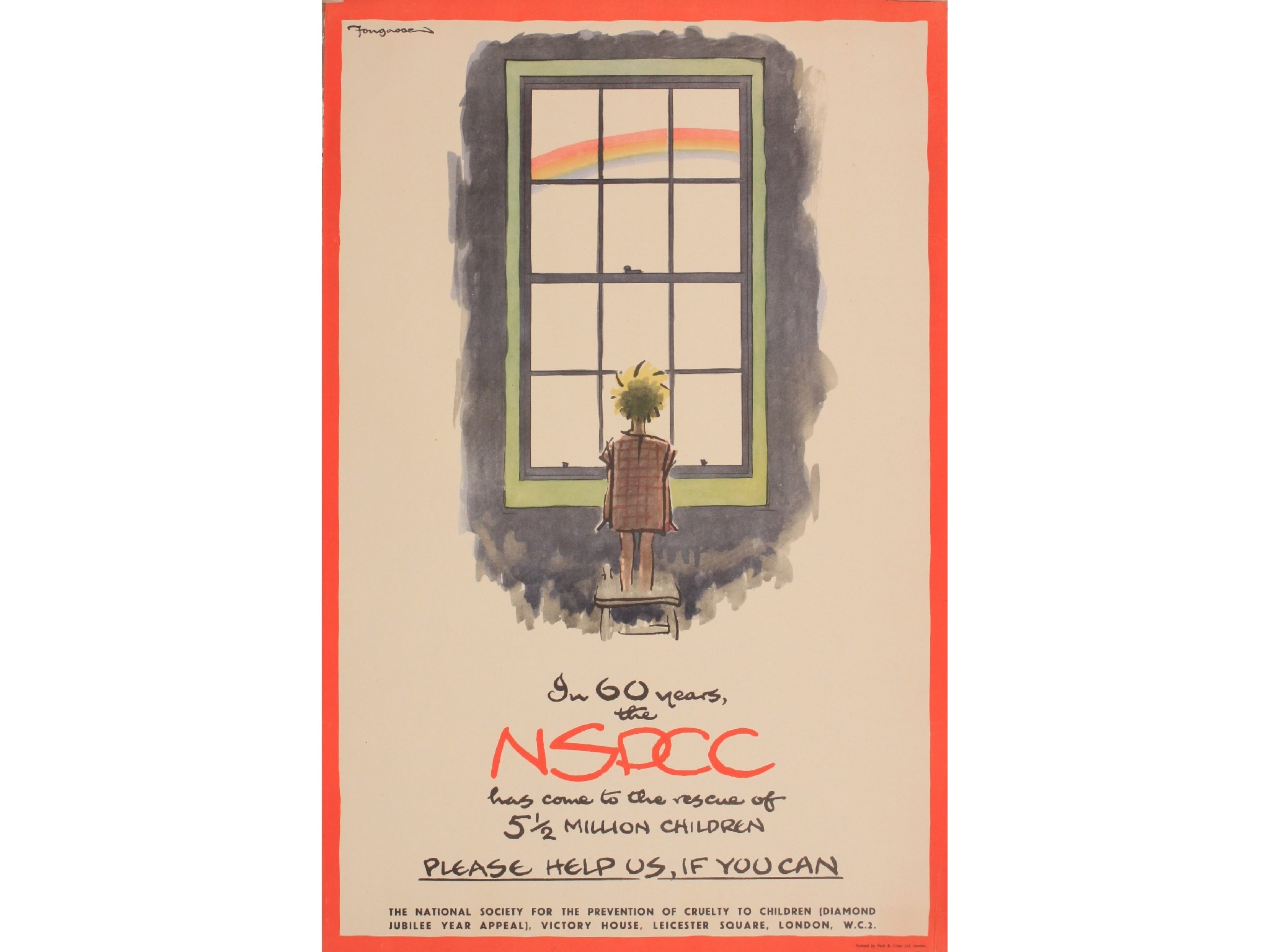 Cyril Kenneth Bird Fougasse | NSPCC original WW2 ; Fairbairn House Will ...