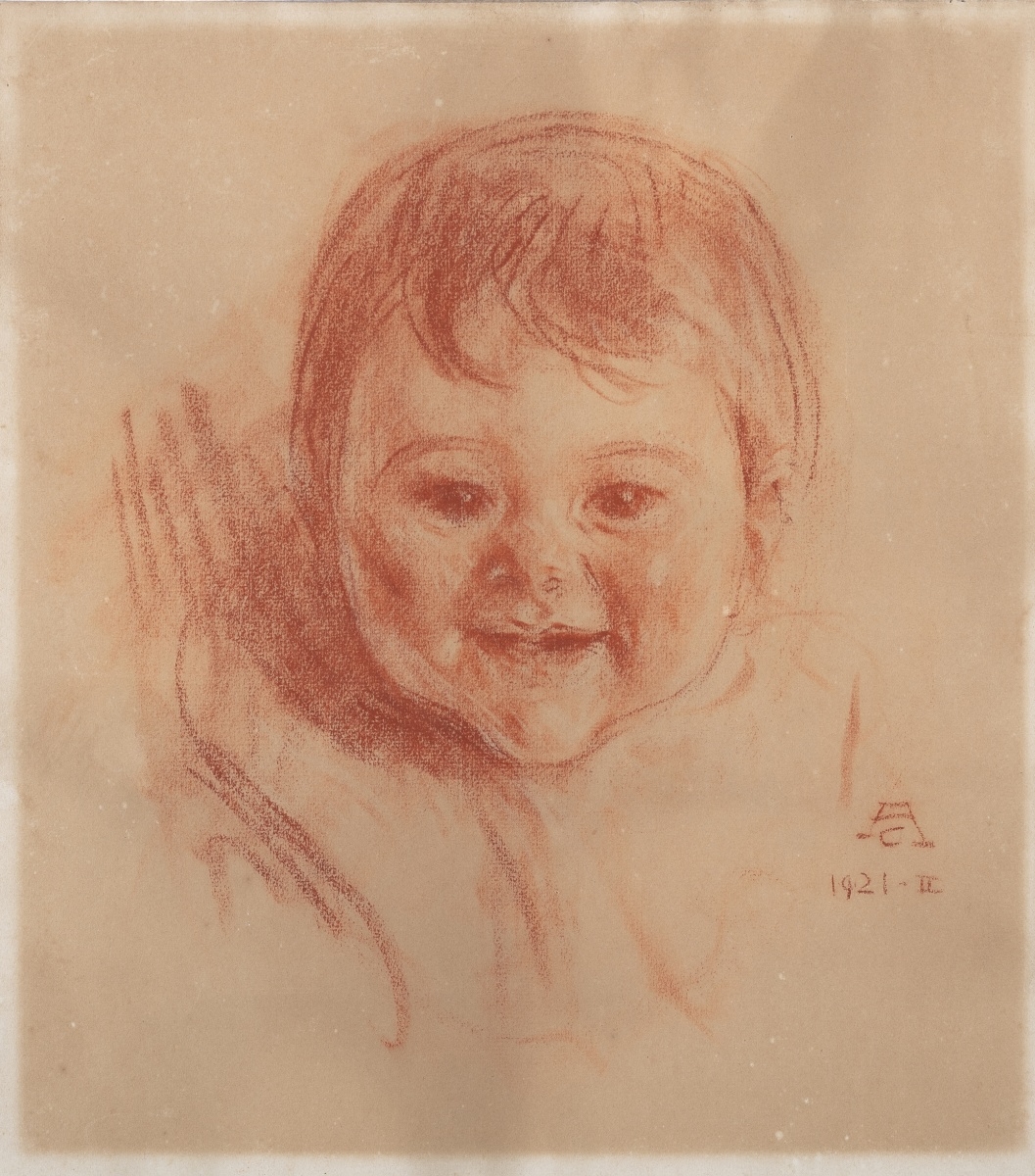 António Carneiro | Retrato de Maria Fernanda Queiroz da Rocha sobrinha ...