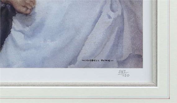 William Russell Flint | Reclining Nude | MutualArt