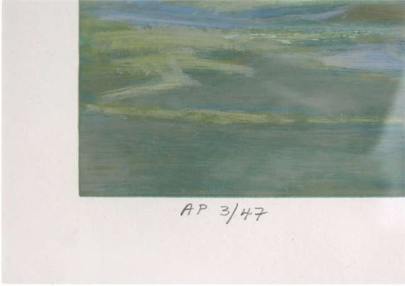 Don Hatfield | beach scene of female figures with a parasol | MutualArt