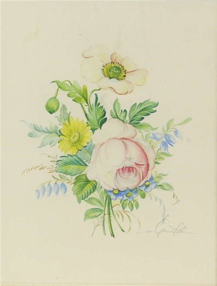 Vittorio Guidotti | pair of still-lifes of flowers | MutualArt