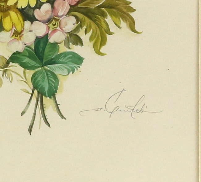 Vittorio Guidotti | pair of still-lifes of flowers | MutualArt