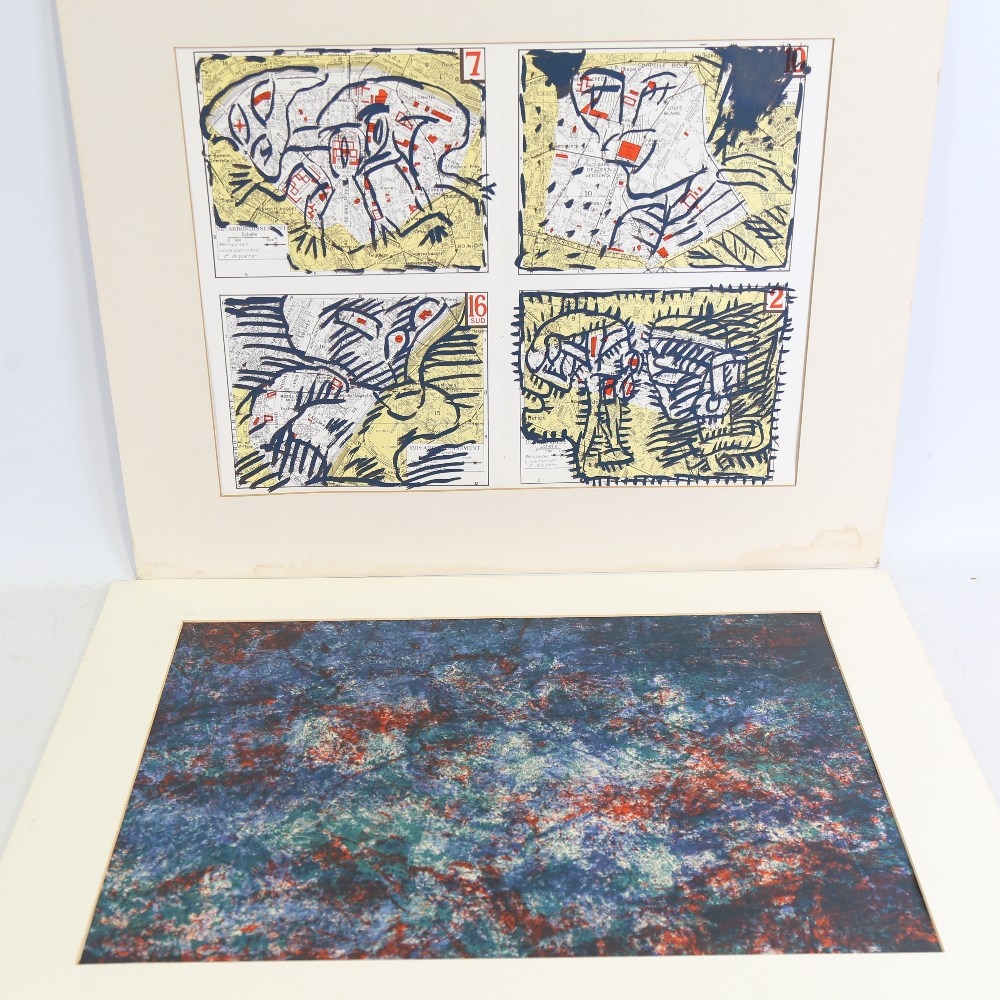 Pierre Alechinsky | graffiti maps of Paris (1982) | MutualArt