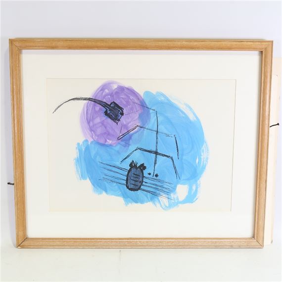 Pierre Alechinsky | graffiti maps of Paris (1982) | MutualArt