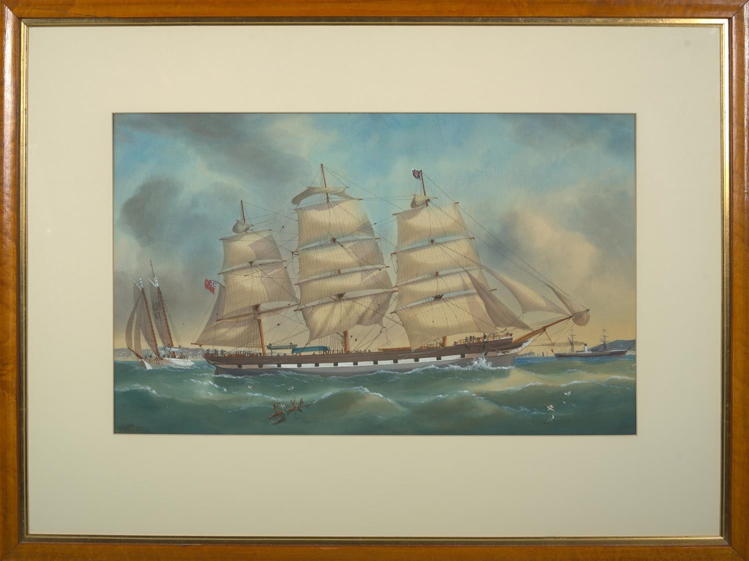 George Frederick Gregory | Ships in Port Phillip Bay | MutualArt