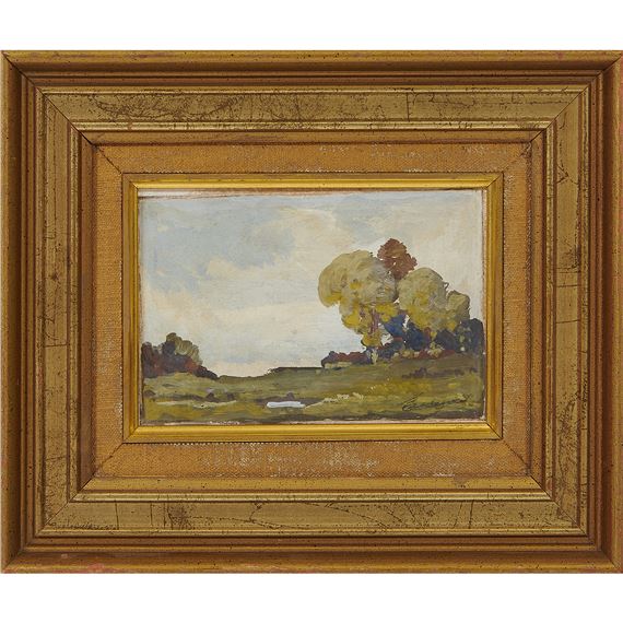 William C. Emerson | A Pair of Tonalist Landscapes | MutualArt