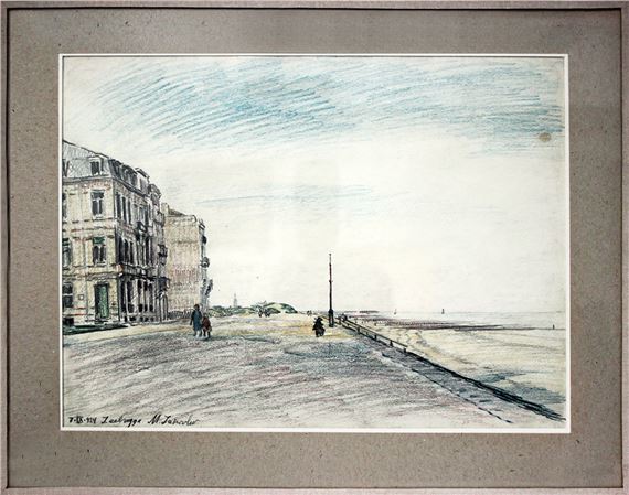 Mikhail Yakovlev | Zeebrugge promenade (1924) | MutualArt