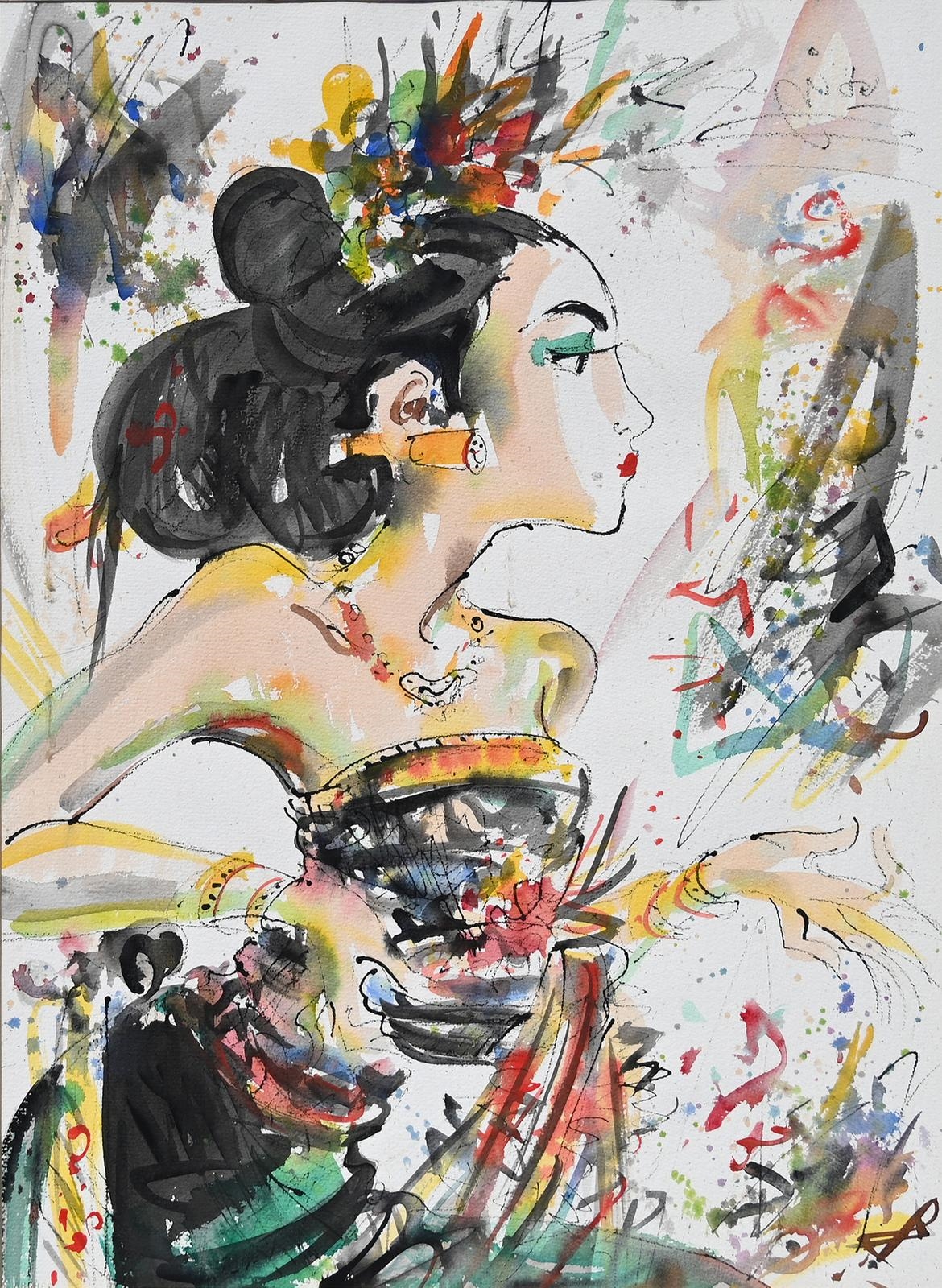 Nyoman Gunarsa | Offering Dancer (2001) | MutualArt