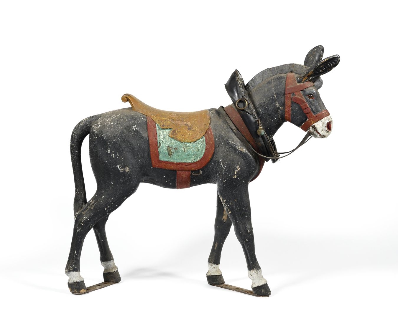 German School, 20th Century | Donkey for carousel, model with fixed ...