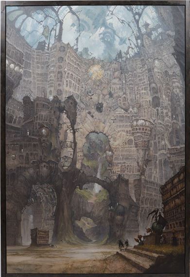 Jef Bertels | Vue fantastique (2002) | MutualArt