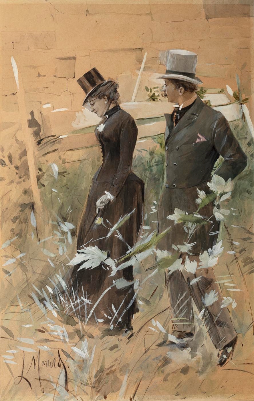 Ludek Marold | Na procházce | MutualArt