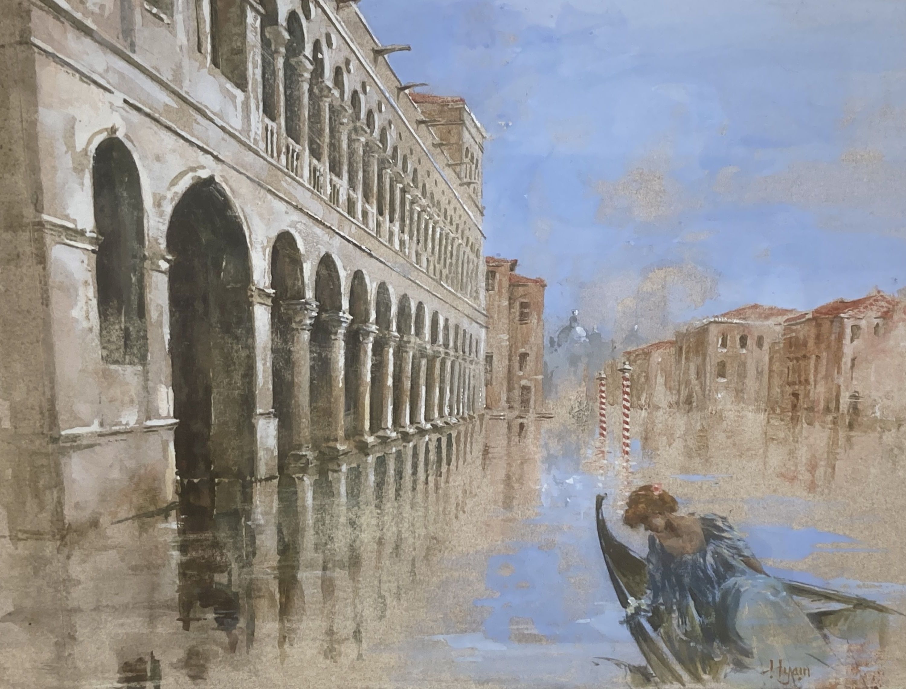 Michael Hyam | Quiet canal | MutualArt