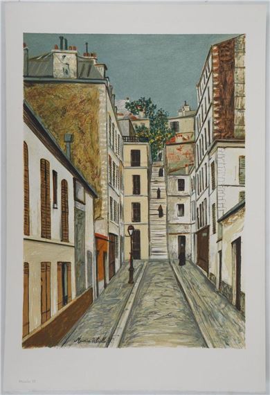 Maurice Utrillo | Passage Cottin à Montmartre | MutualArt