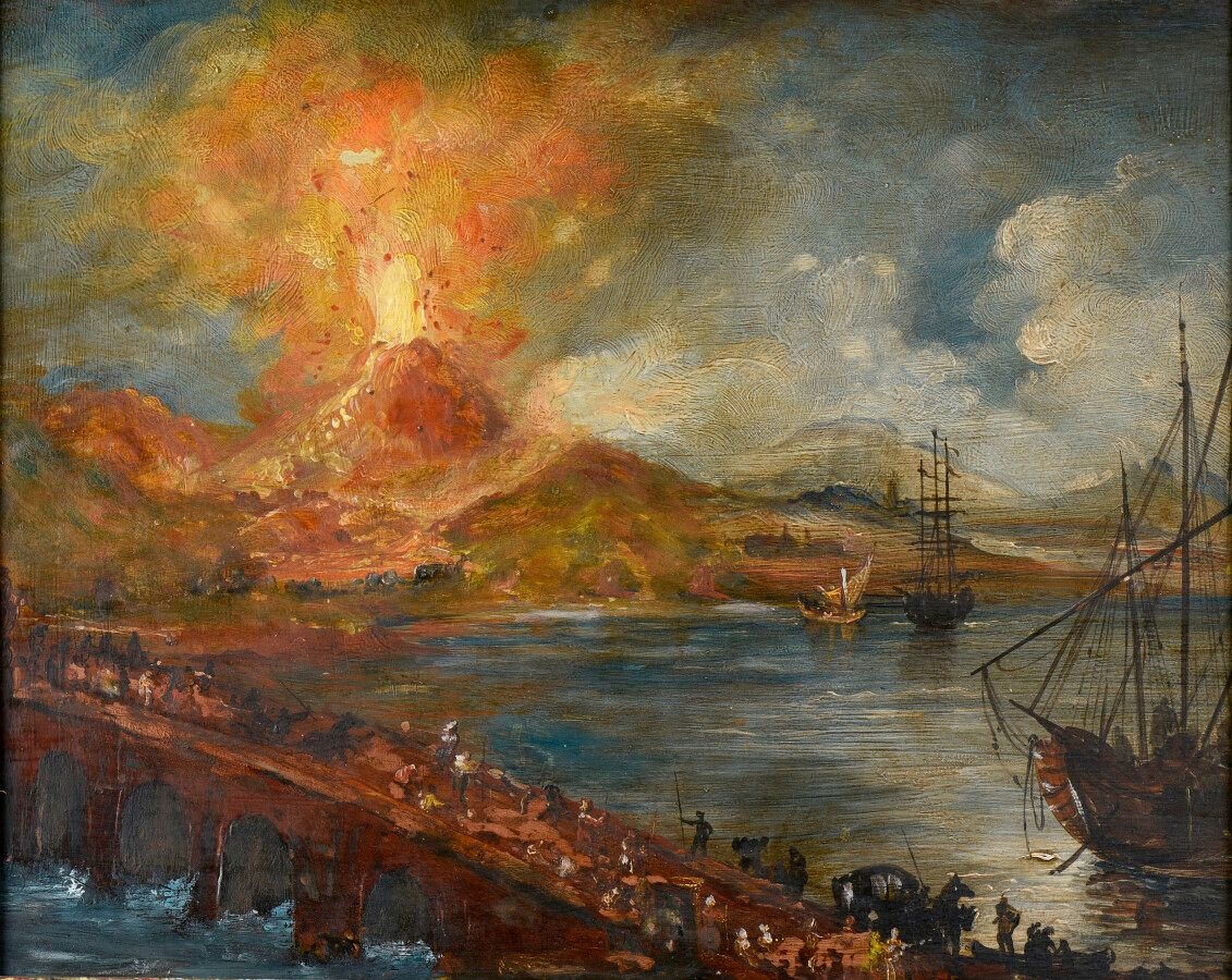 Modern School, 18th Century | The eruption of Vesuvius | MutualArt