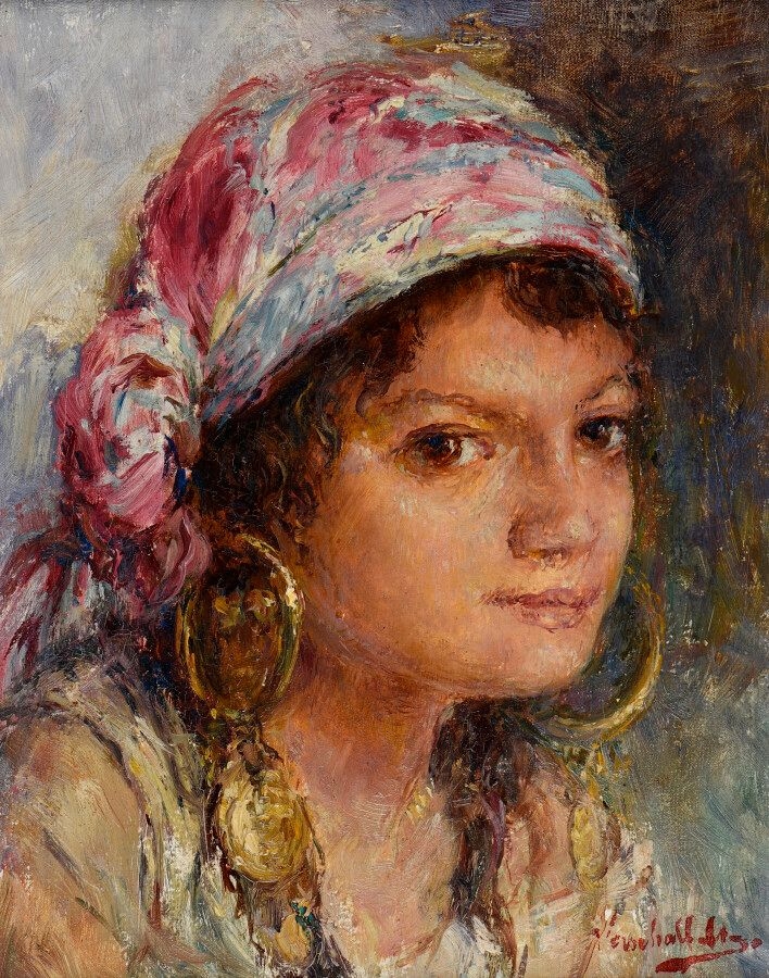 Edouard Verschaffelt | Portrait de filette | MutualArt