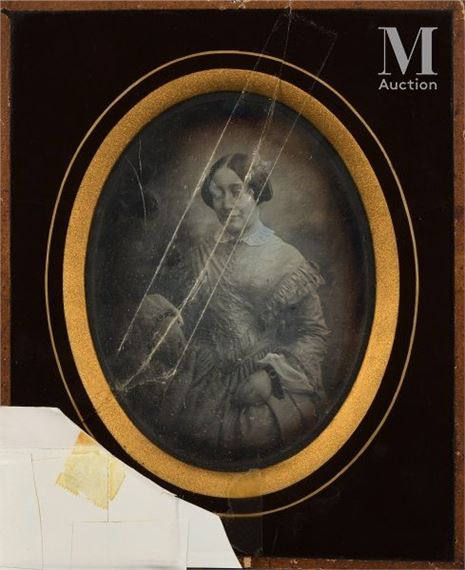 Louis-Auguste Bisson | Portrait de femme (1851) | MutualArt