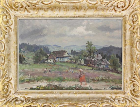 Josef Fiala | Na políčku | MutualArt