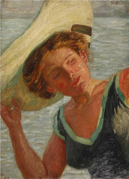 Walther Gasch | Frauenportrait (1911) | MutualArt