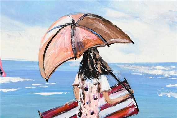 Emma Jones | A Day at the Beach | MutualArt