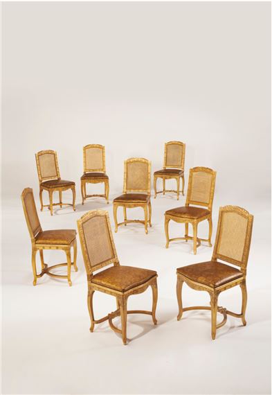 Armand-Albert Rateau | SET OF EIGHT CHAIRS, REPRODUCED FROM THE MODEL ...
