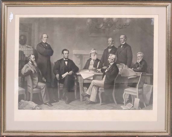 Francis Bicknell Carpenter | The First Reading of the Emancipation ...