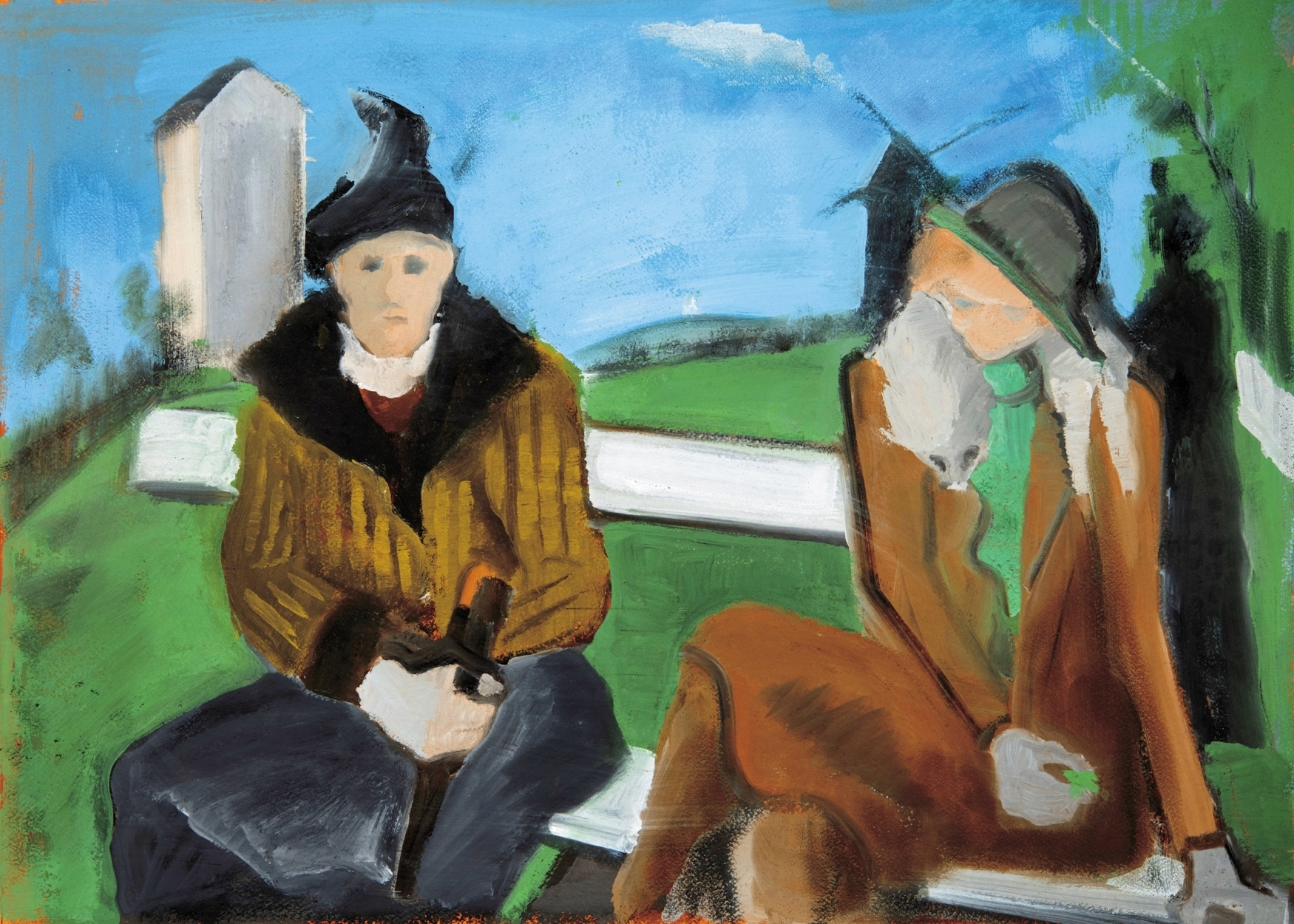 Istvan Farkas | On the hill (1931) | MutualArt
