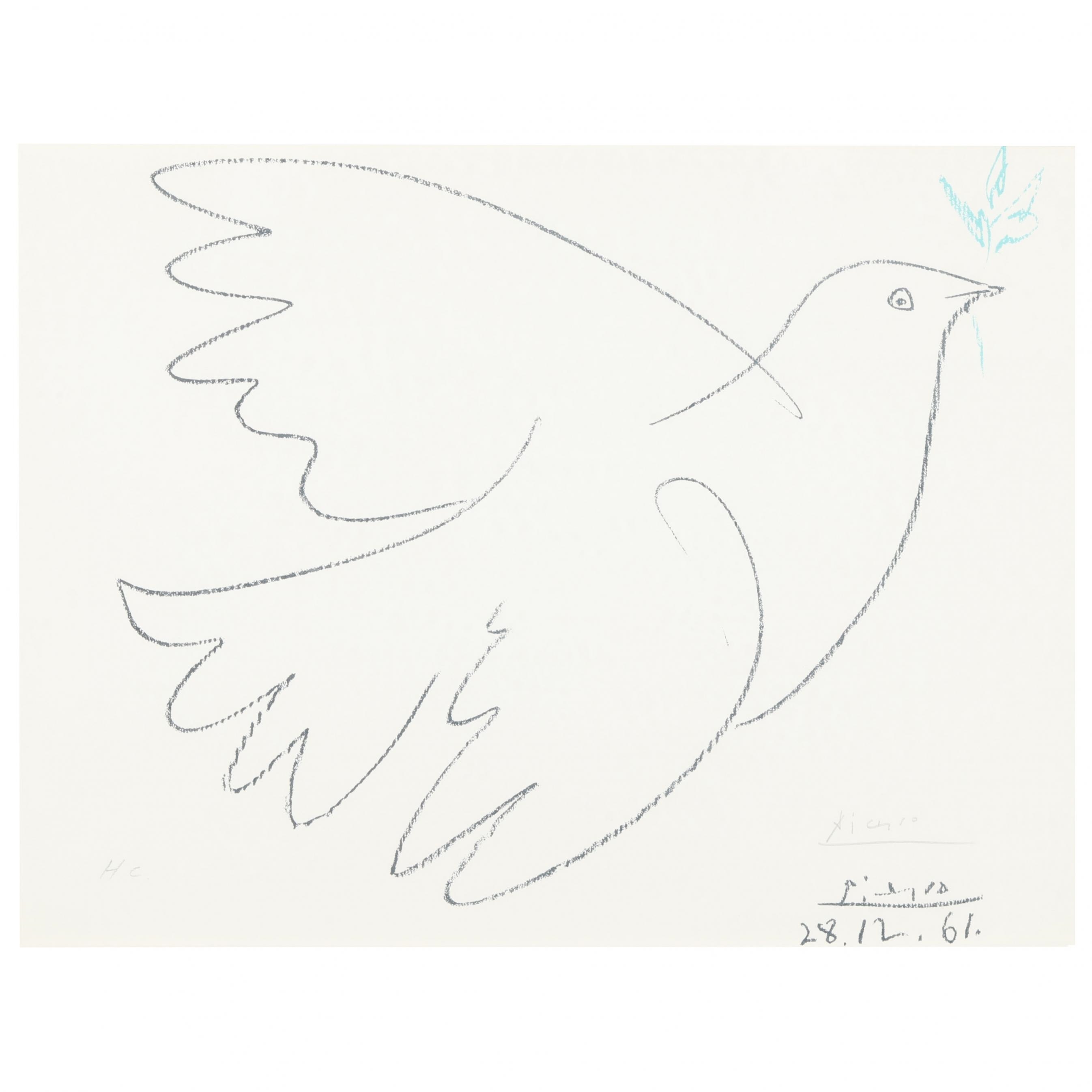 Pablo Picasso | COLOMBE DU FESTIVAL DE LA JEUNESSE | MutualArt