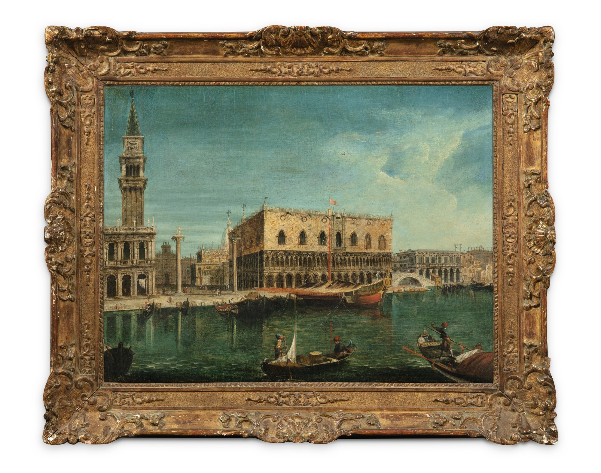 Francesco Albotto | Venice, a view of the Molo from the Bacino di San ...