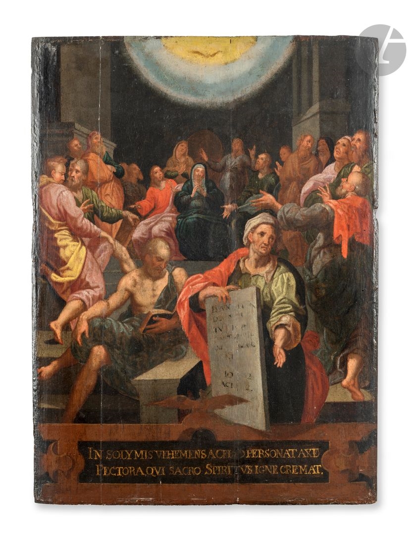 Jacob de Backer | Pentecost (Circa 1580) | MutualArt