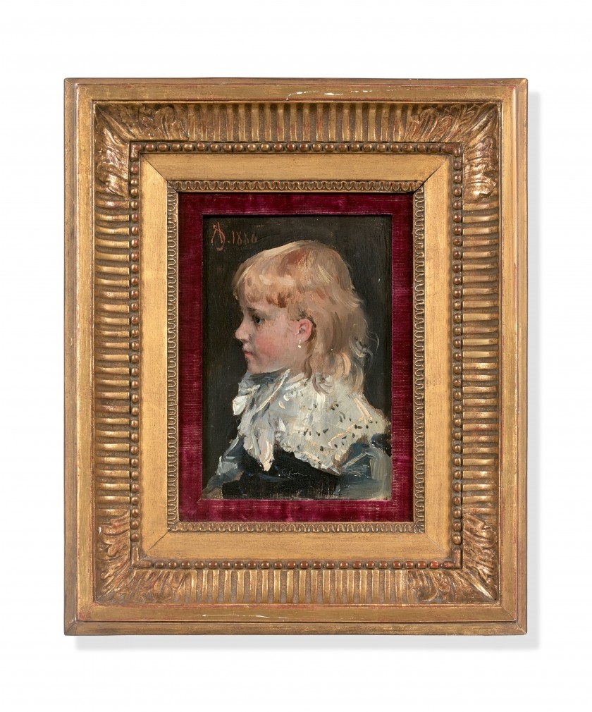 Alfred Stevens | Portrait d'Alice Gamby (1880) | MutualArt