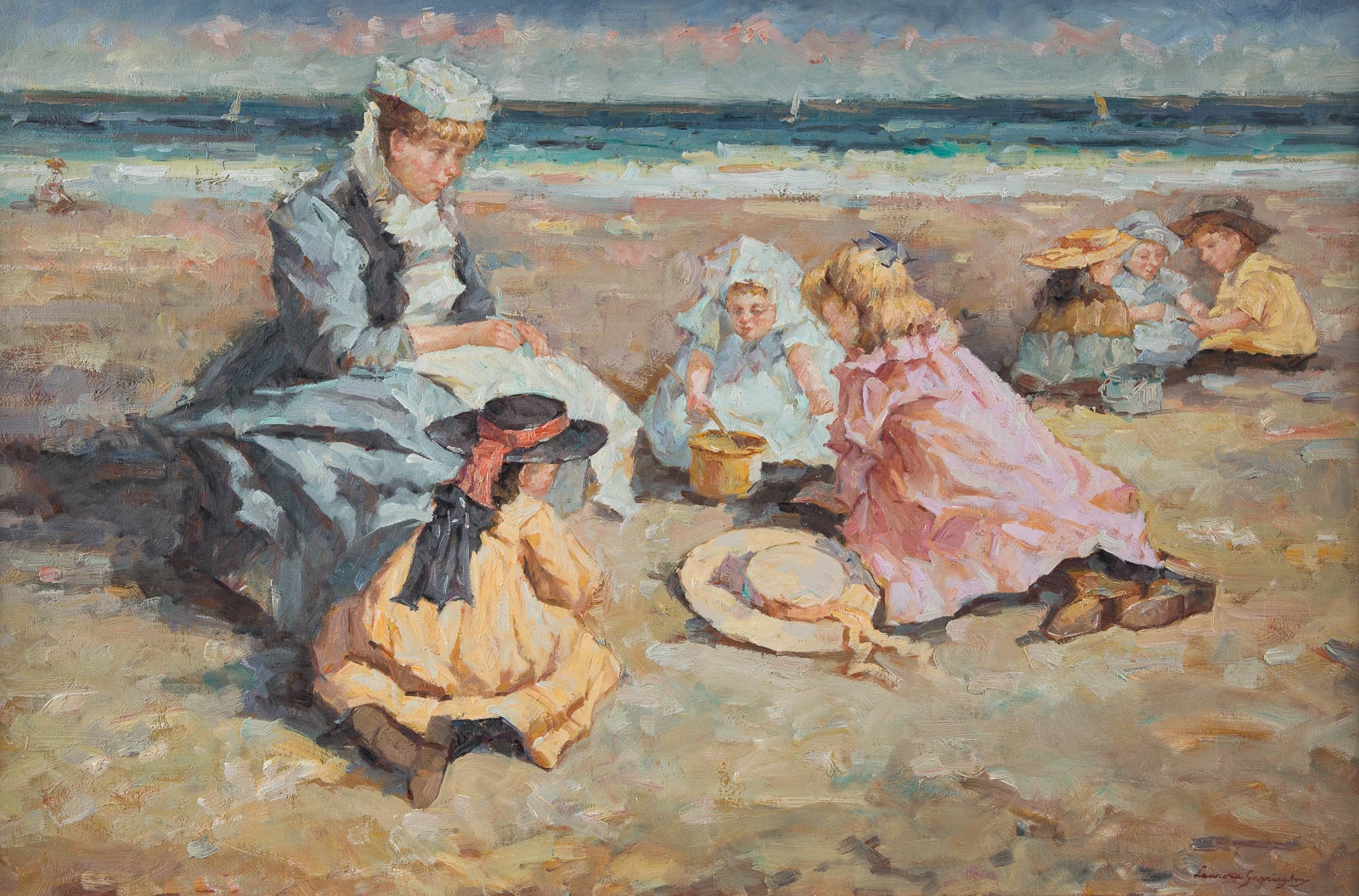 Leanora Garrington | EIN SONNIGER TAG AM STRAND | MutualArt